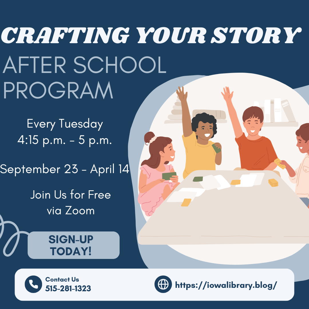 Crafting Your Story Program - Iowa Library for the Blind